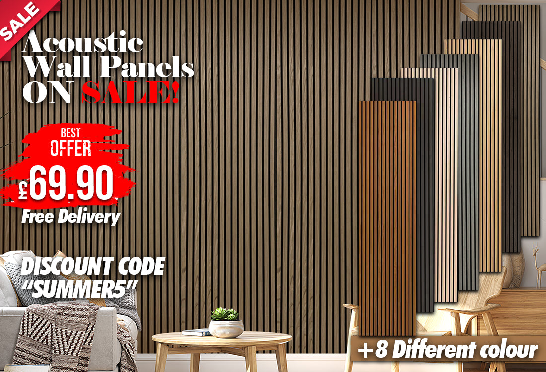 Buy Acoustic, Slat & Stone Effect Wall Panels UK | WallDec