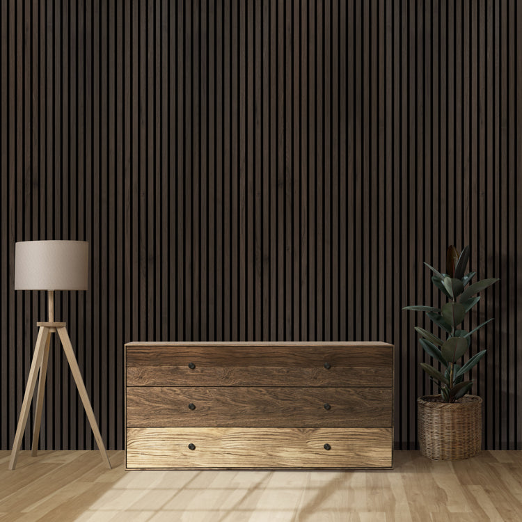 Deep Walnut Wall Panel | WallDec