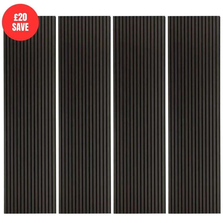 Charcoal Dark Wall Panel | WallDec