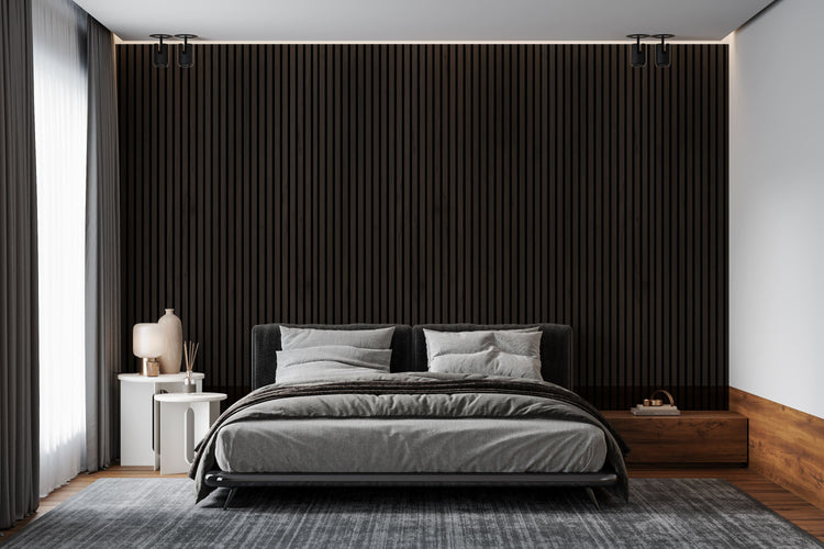 Deep Walnut Wall Panel | WallDec